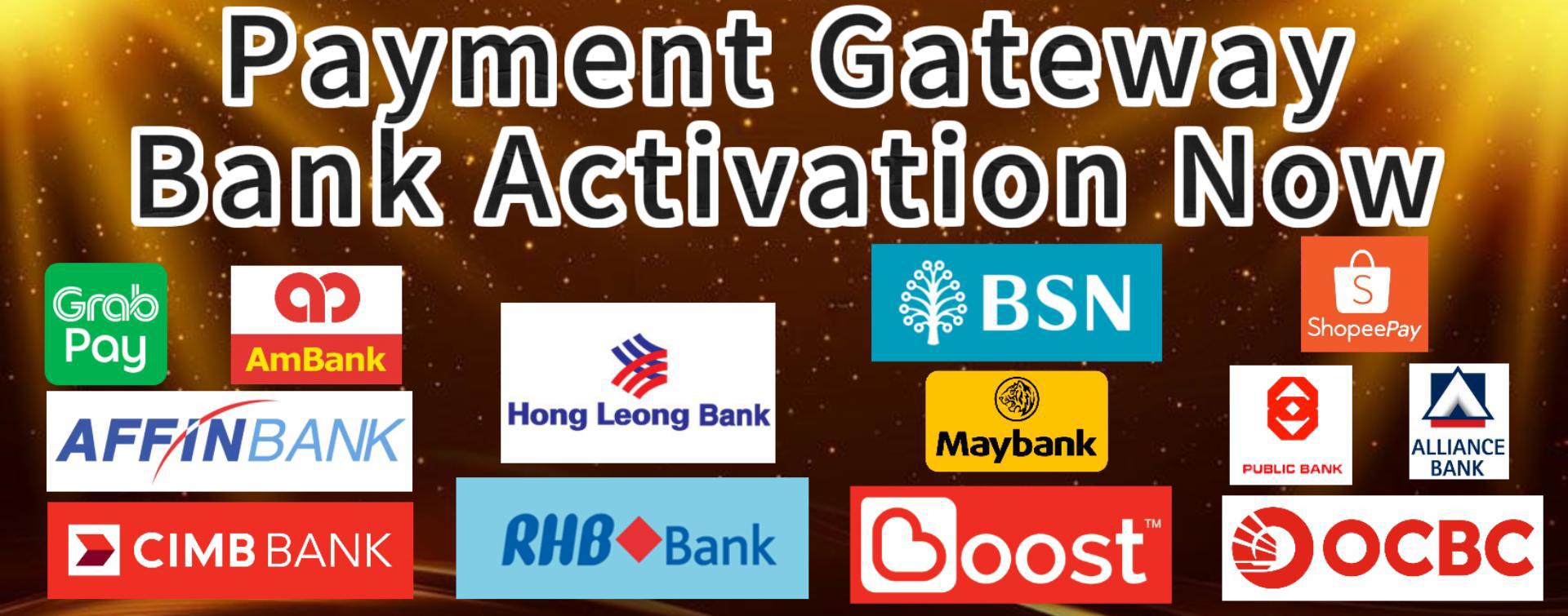 payment gateway bank activation